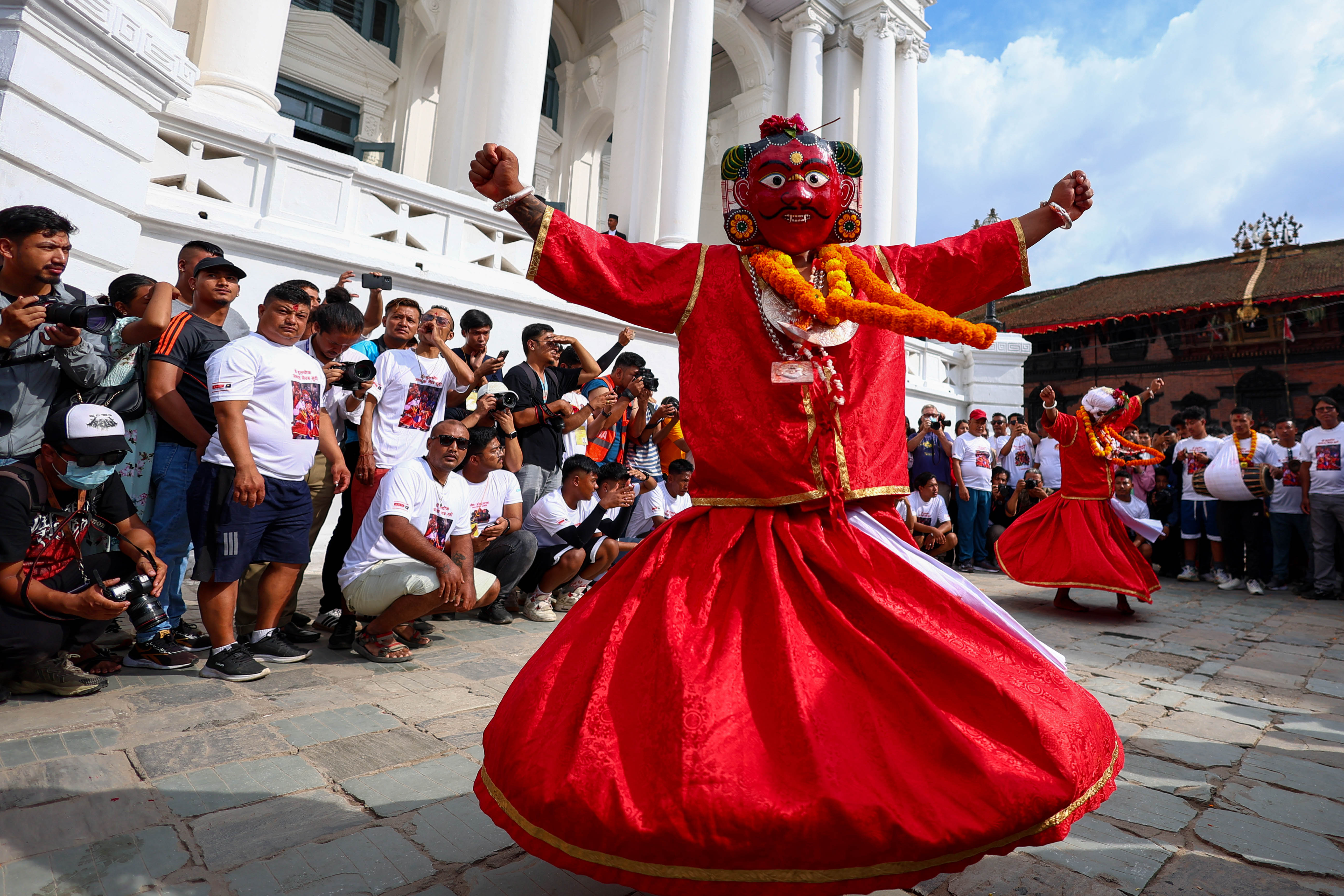 Nepal'in başkenti Katmandu'da Indra Jatra Festivali kutlanıyor - Lotus News
